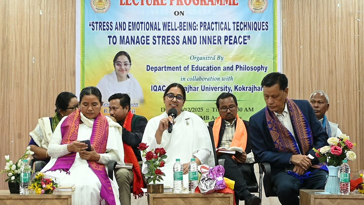 Lecture on stress and emotional well-being held at Kokrajhar