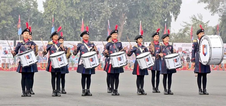 Nagaland: NCC Girl Band from Northeast Smashes Barriers at NCC Republic ...
