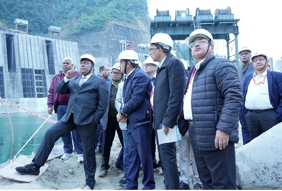 Assam: NHPC-Chairman and Managing Director RK Vishnoi and Directors ...