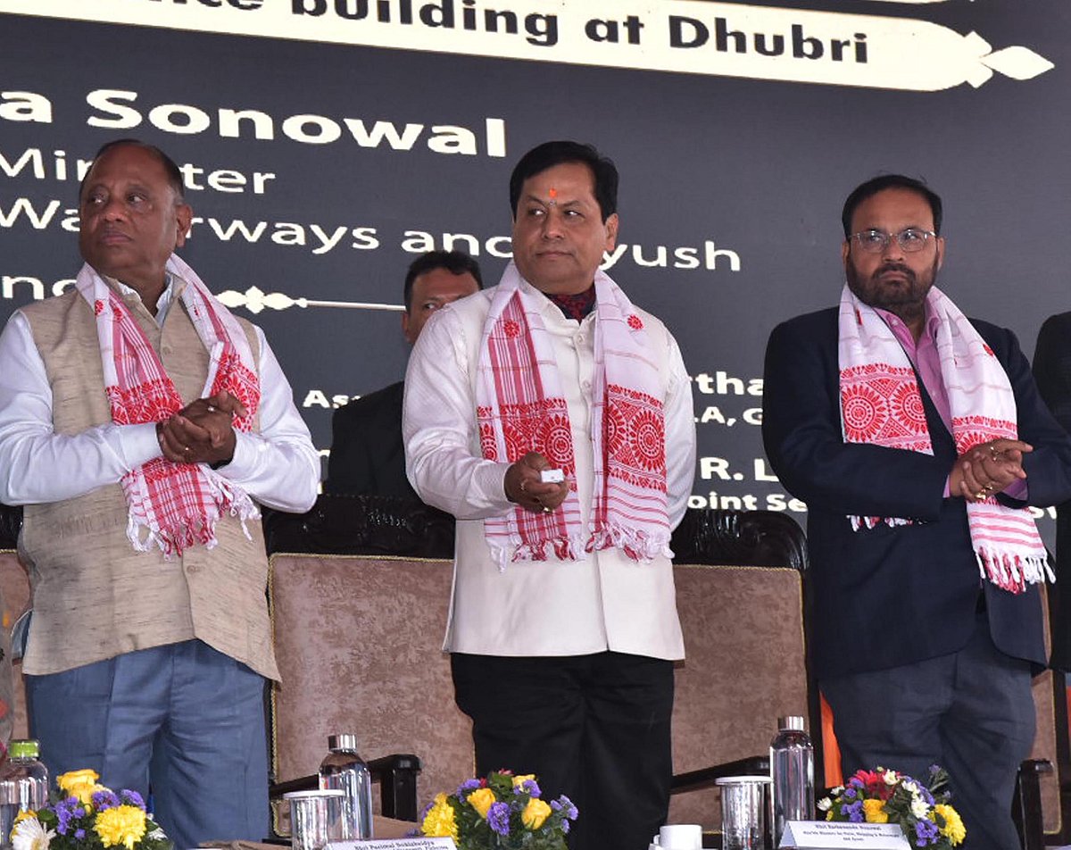 Union Minister Sarbananda Sonowal unveils waterway projects worth Rs ...