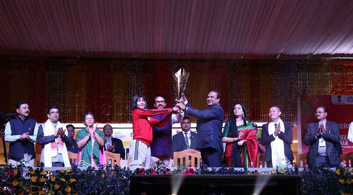 KIUG kicks off with colourful opening ceremony; CM Himanta Biswa Sarma ...