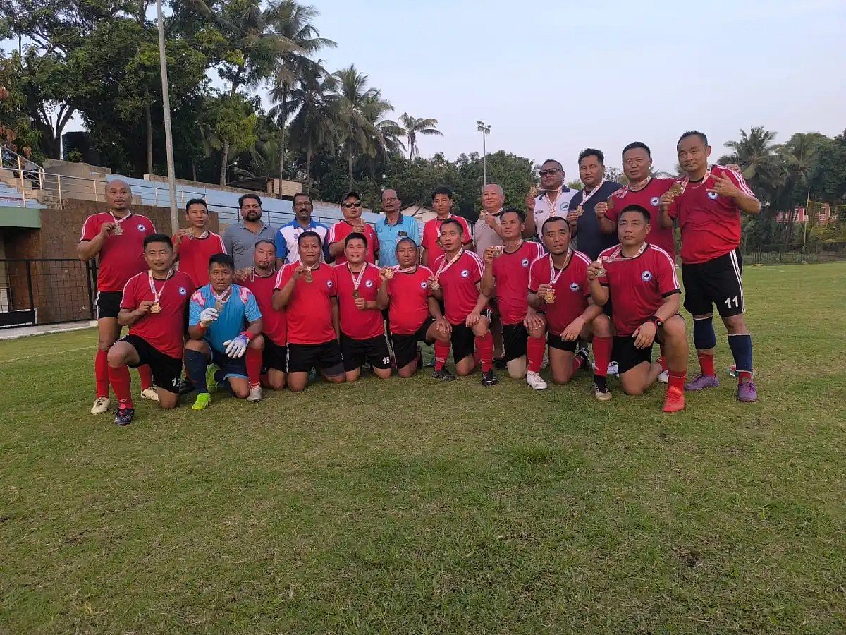 Nagaland: Nagaland Triumphs in 40+ Men's Football at National Masters Games