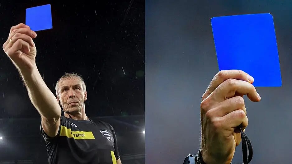 Blue Cards Set To Be Introduced In Football For Sin-Bins