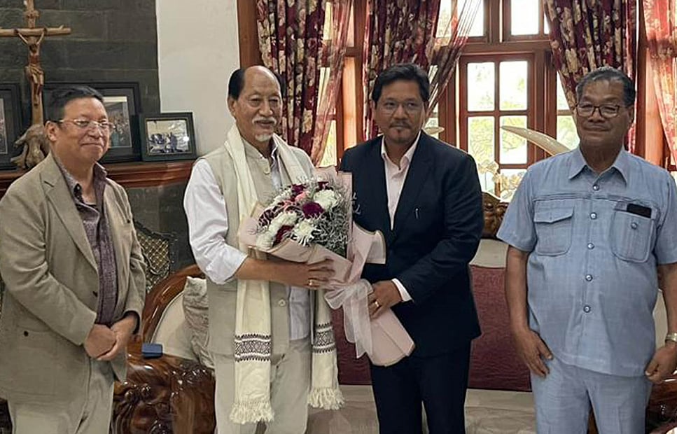 NPP candidate for Tura in Meghalaya, Agatha Sangma files her nomination papers