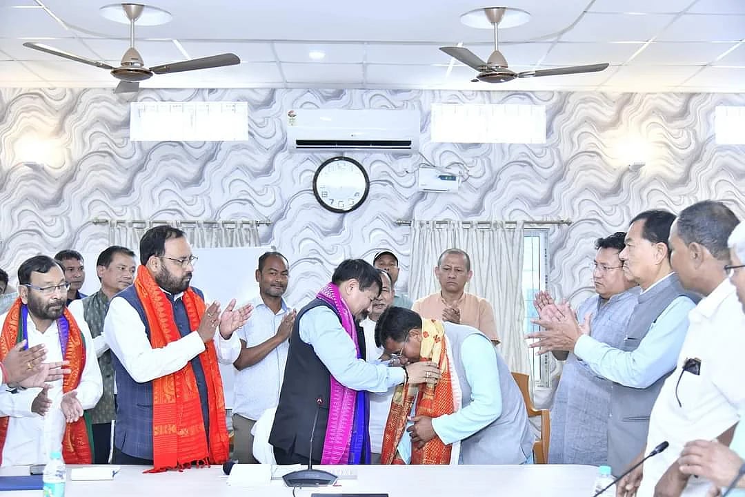 Assam: National Democratic Alliance partners felicitate Jayanta ...