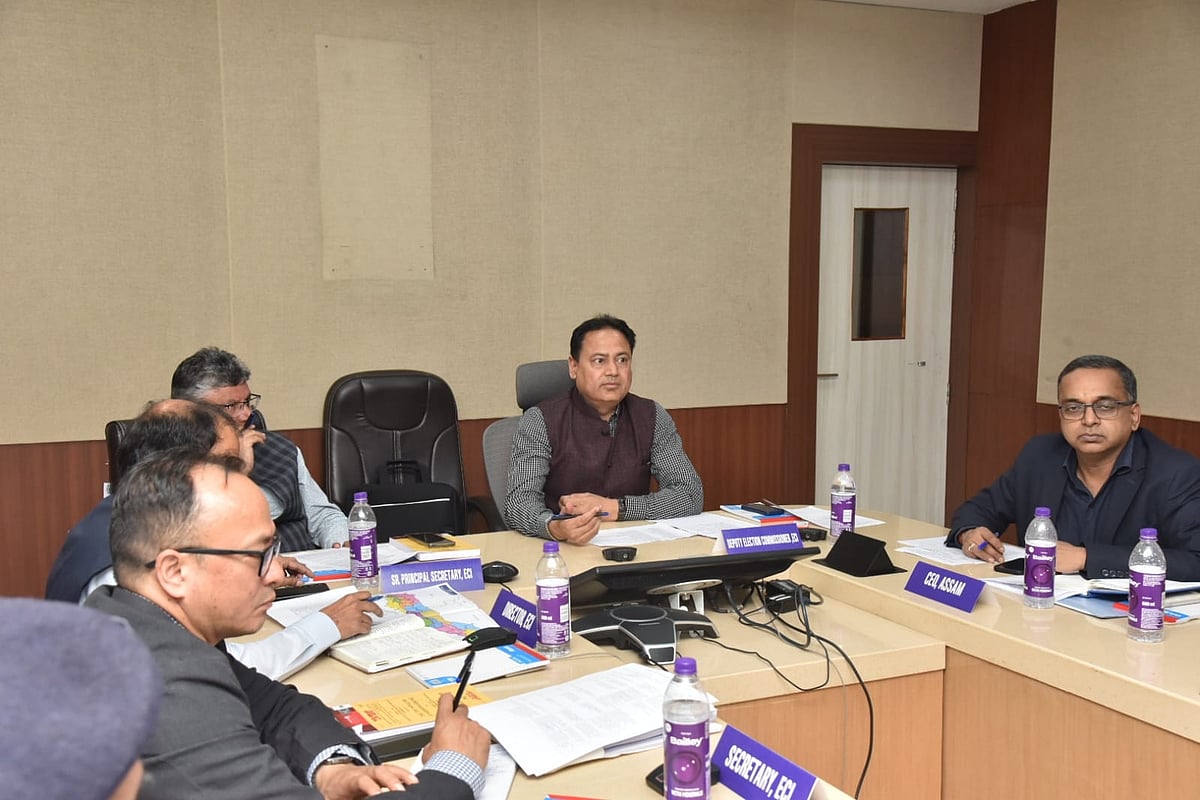Assam: Election Commission of India holds meetings with state machinery