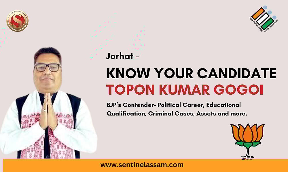 Jorhat Lok Sabha Elections 2024: Know Your Candidate Topon Kumar Gogoi, BJP’s Contender