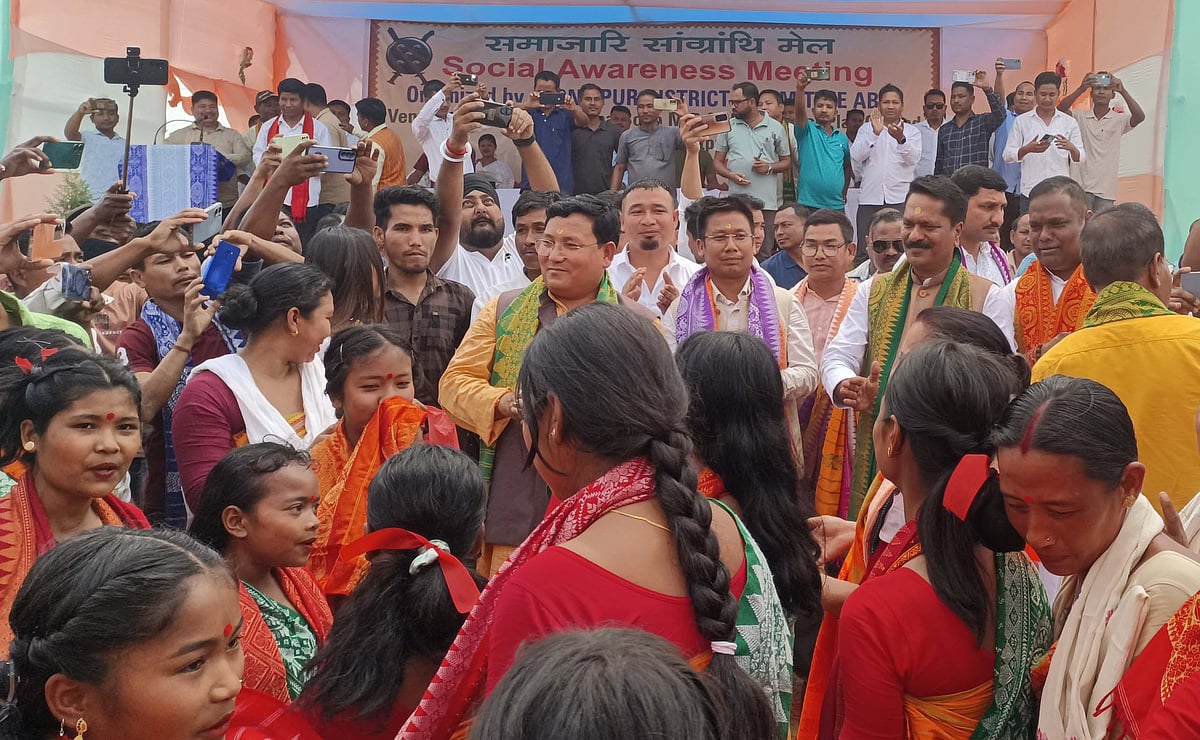 Assam: BTR chief Promod Boro takes part in election campaigns