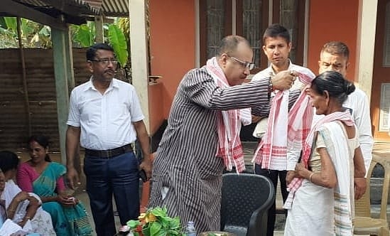 Assam: MLA Basanta Das launches door-to-door campaign in areas under ...