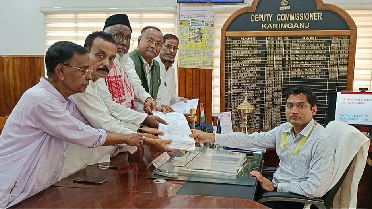 Congress candidate Hafiz Rashid Ahmed Chowdhury submits nomination in ...