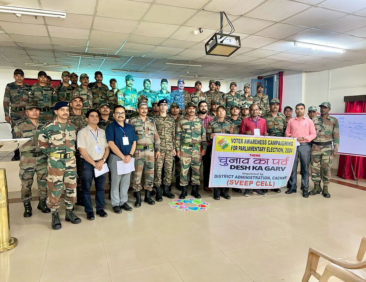 Silchar: Voters’ awareness camp for upcoming parliamentary election ...