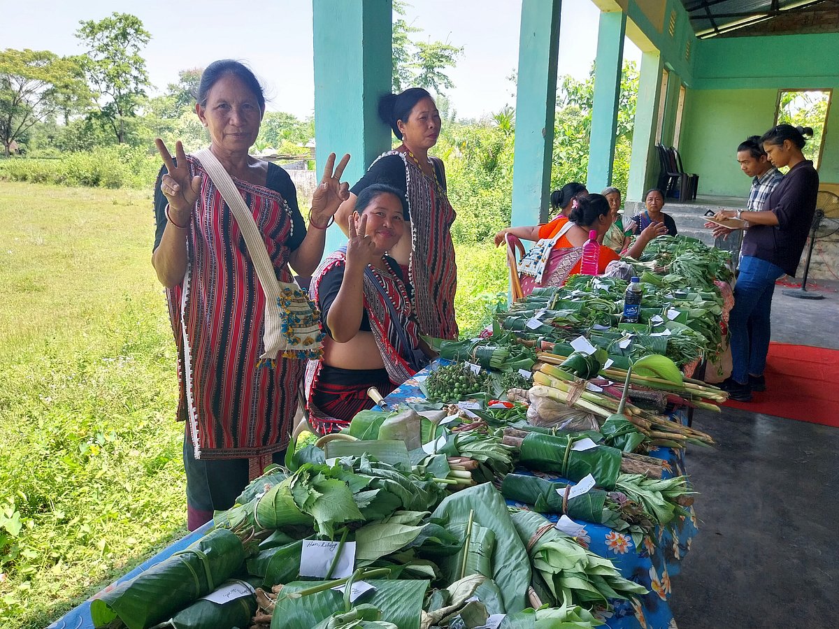 Karbi women celebrate Biodiversity Day at Chandrasing Roongpi village in Karbi Anglong
