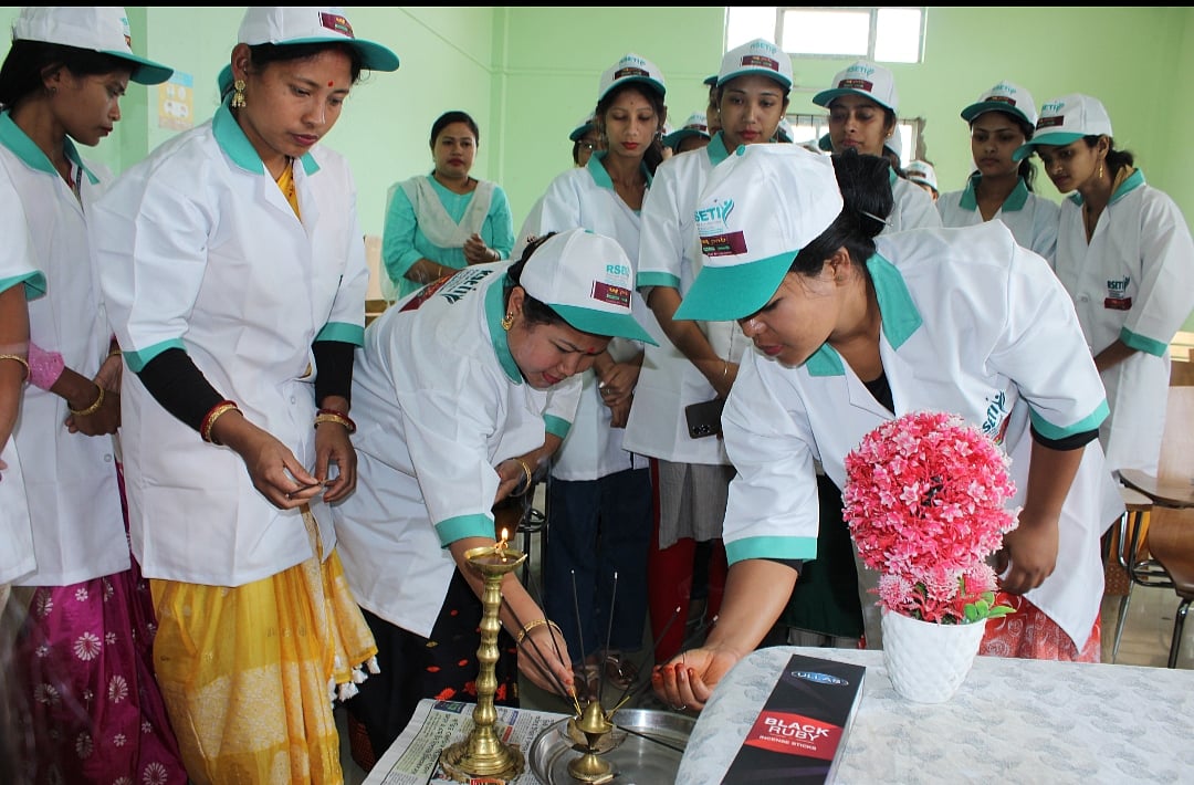 Rural Self Employment Training Institute holding tailoring training for ...