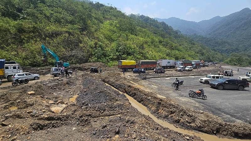 Movement of heavy commercial vehicles restricted in Haflong