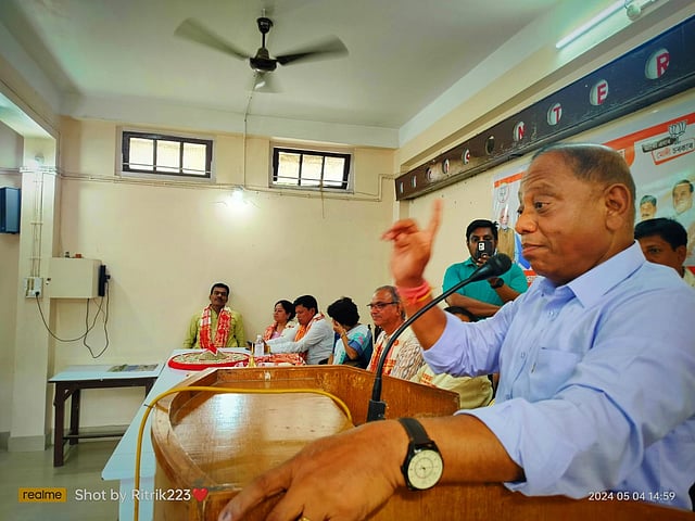 Minister Parimal Suklabaidya addresses citizens’ meet in Dhubri ...