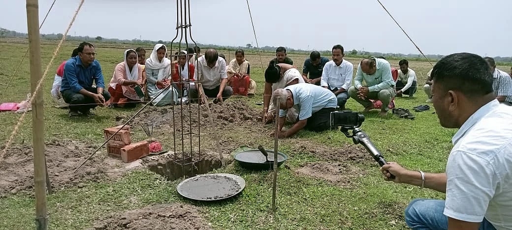 Foundation stone of school building laid in Sootea