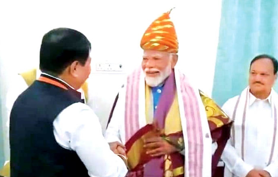 AGP, UPPL attend PM Narendra Modi’s nomination filing in Varanasi