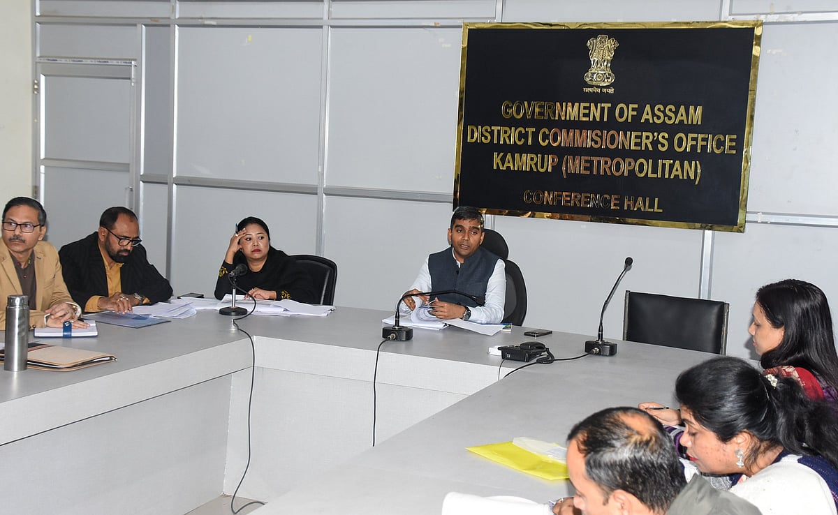 Kamrup Metropolitan Development Committee holds review meeting at DC office