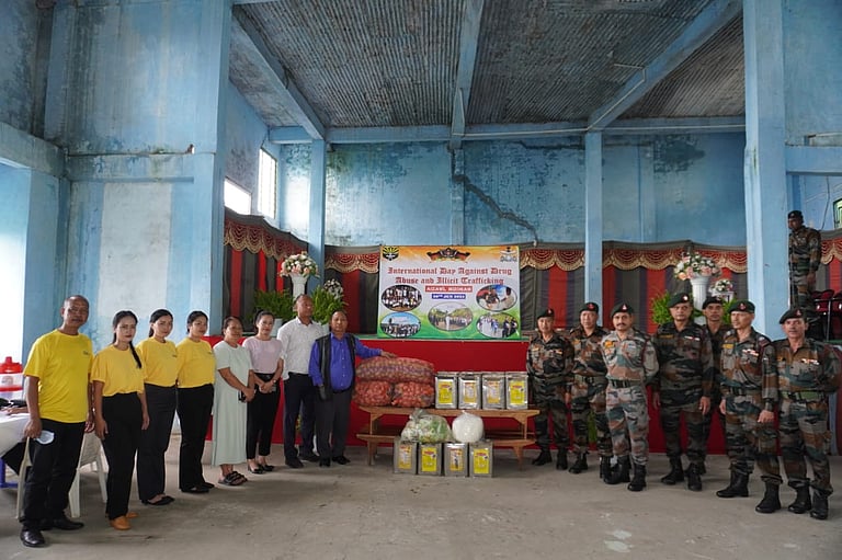 Mizoram: Assam Rifles celebrated International anti-drug day at Mizo ...