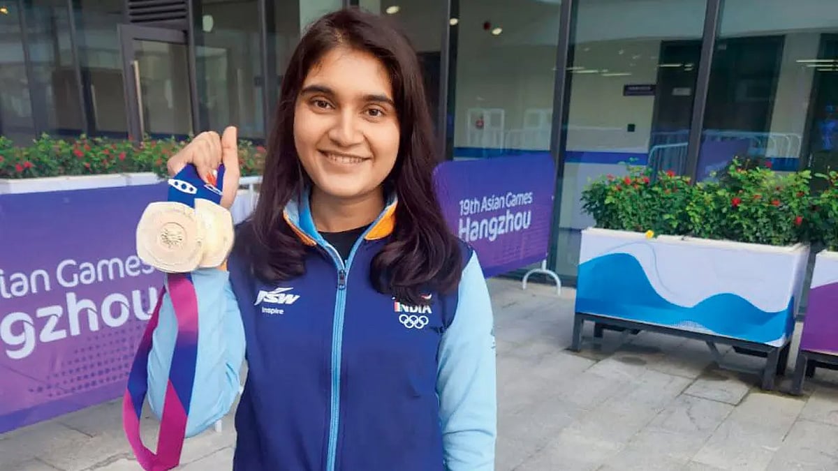 Indian shooter Esha Singh shoots her way into 25m pistol final at ISSF ...