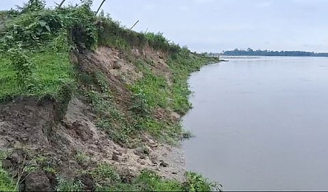 Assam: Dikarai River Causes Significant Soil Erosion
