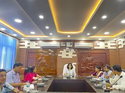 Lakhimpur District Level Aadhaar Monitoring Committee meeting held