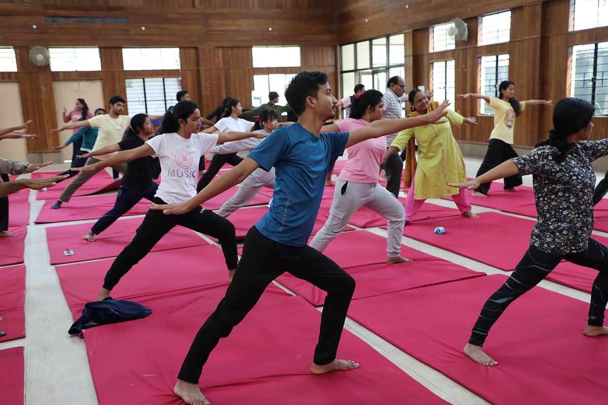 5-day Yoga Camp held at North-Eastern Hill University in Shillong