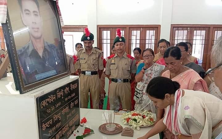 Kargil Vijay Divas observed at Captain Jintu Gogoi Samadhi Kshetra in ...