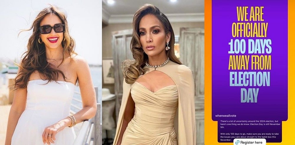 Celebrities Rally for 2024 US Elections: Jennifer Lopez, Jessica Alba ...