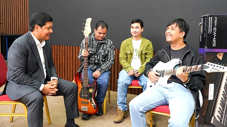 Meghalaya: CM Conrad Sangma provides musical instruments to visually ...