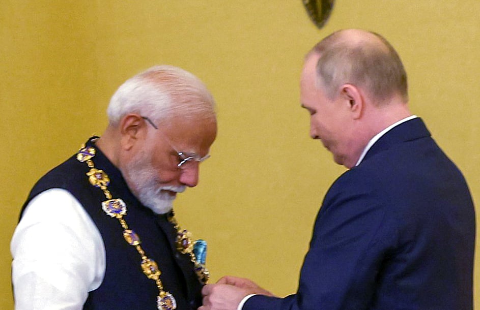 Russia: PM Narendra Modi receives highest civilian award at Grand ...