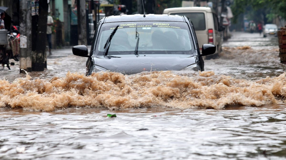Assam: Flooding a nagging problem at Rukminigaon in Guwahati city