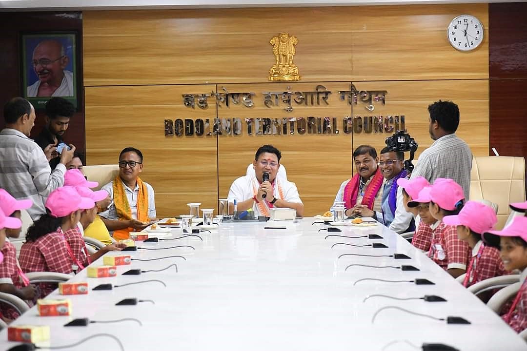 BTC CEM Pramod Boro Inspires Young Girls During NTPC Salakati’s ...