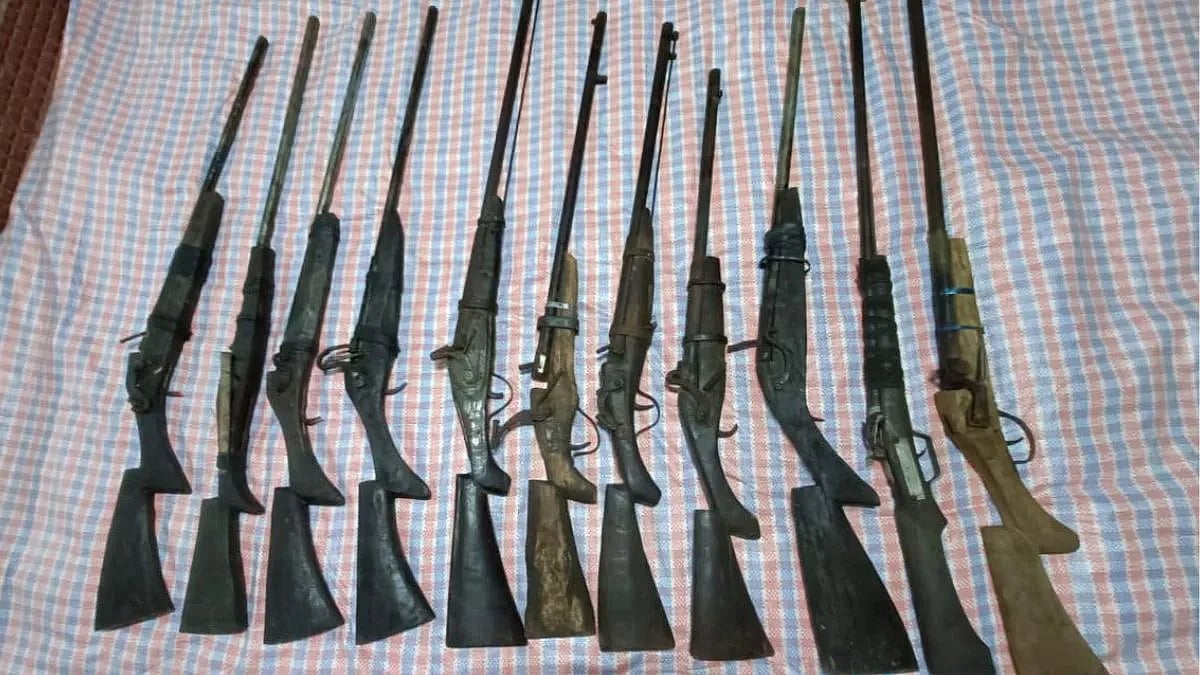 Assam: Large Cache of Country-Made Guns Recovered