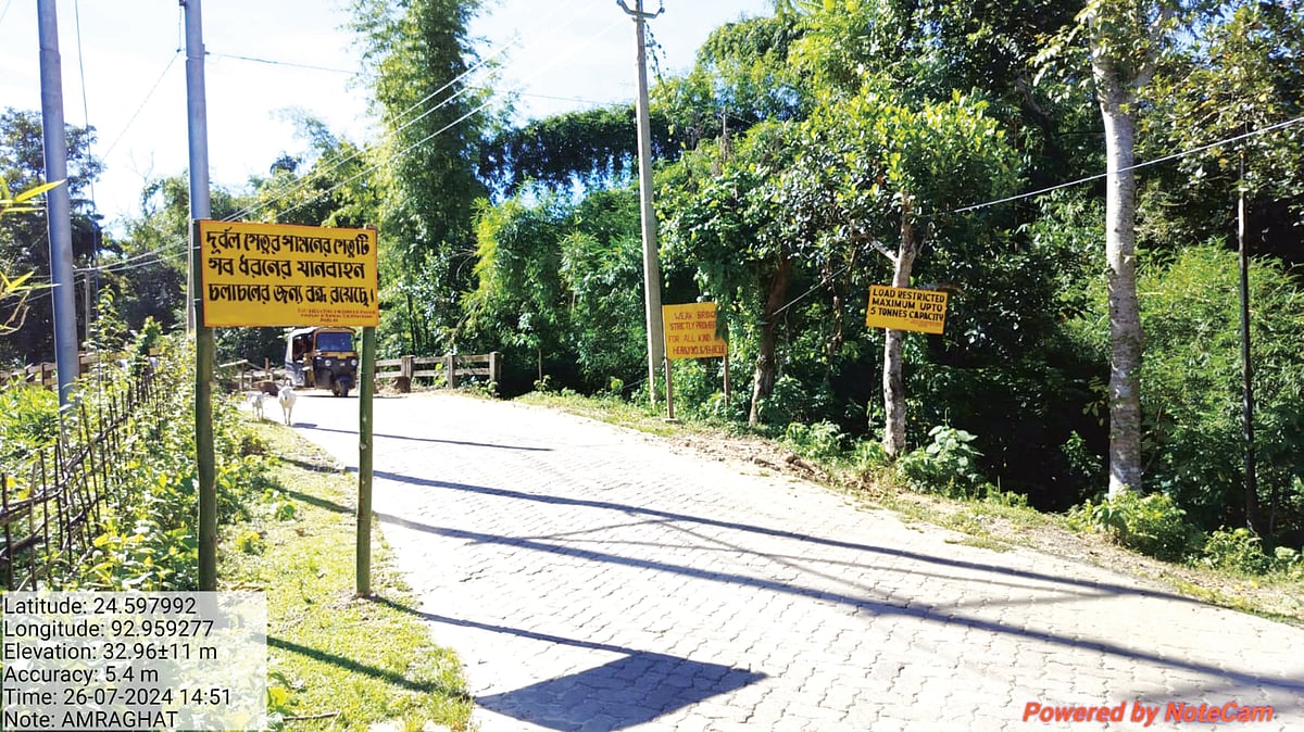 PWD Silchar Takes Swift Action to Address Deteriorating RCC Bridge ...