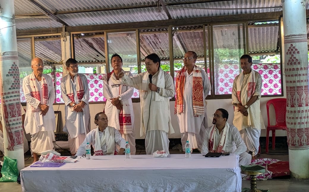 Guwahati: Singhadwar of Panjabari Bataghuli Bor Namghar inaugurated in city