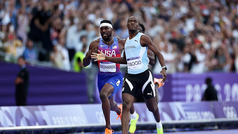 Botswana’s Letsile Tebogo wins men’s 200 metres gold at Paris Olympics