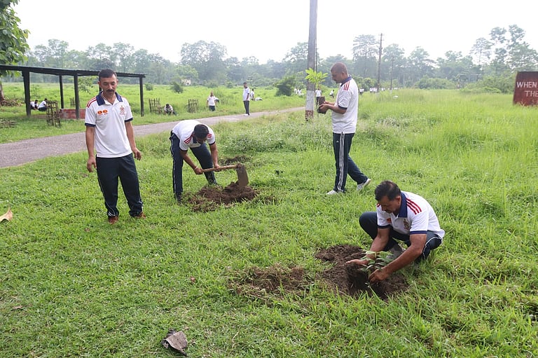 Assam Rifles organizes mass tree plantation drive in Lokra