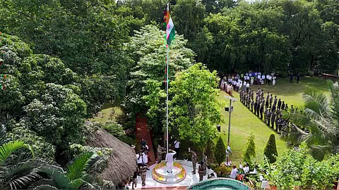 Manipur: Tallest Flag in Northeast India Unfurled at INA Headquarters ...