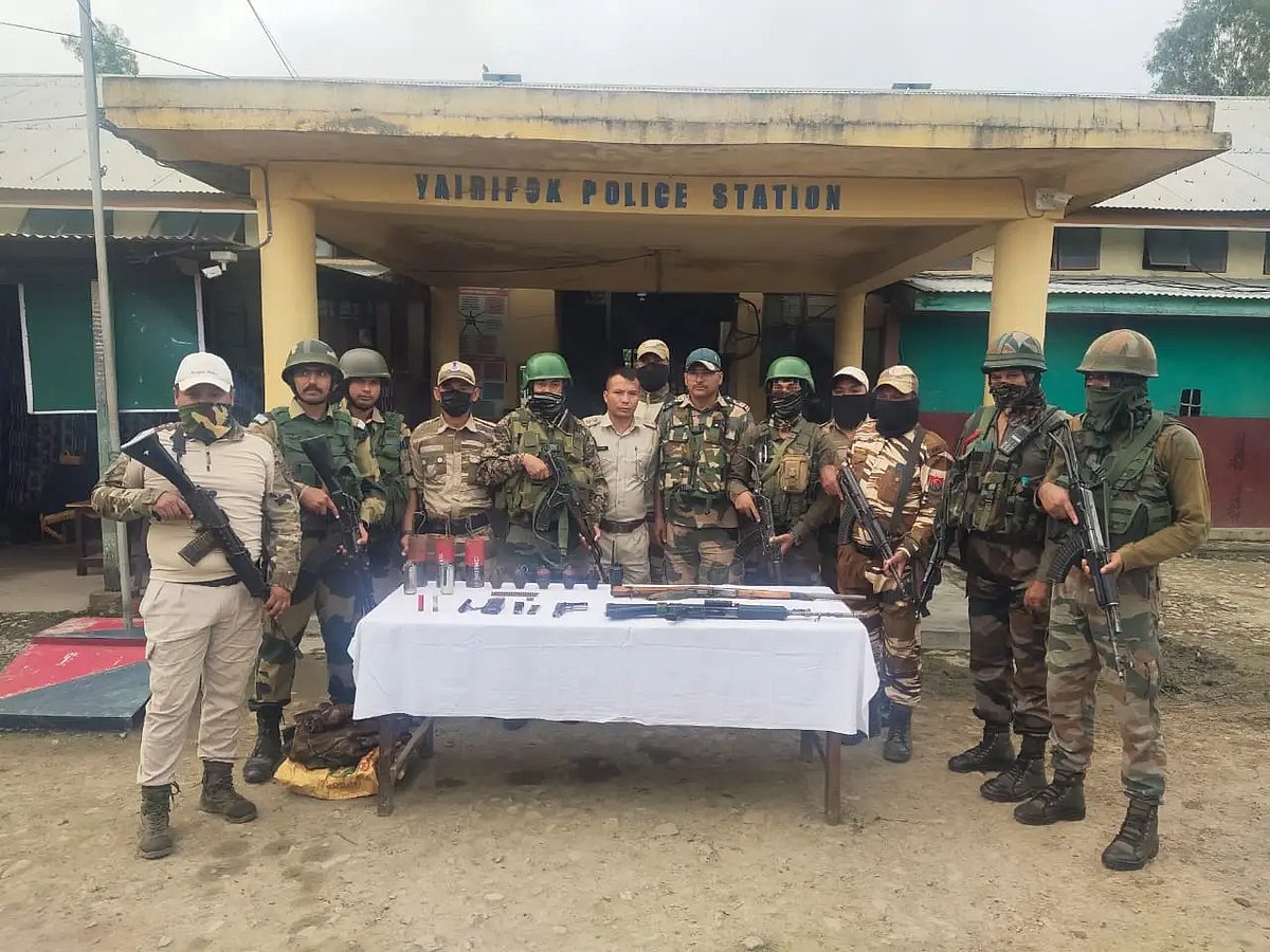 Manipur: Security Forces in Manipur Seize Cache of Arms and Explosives ...