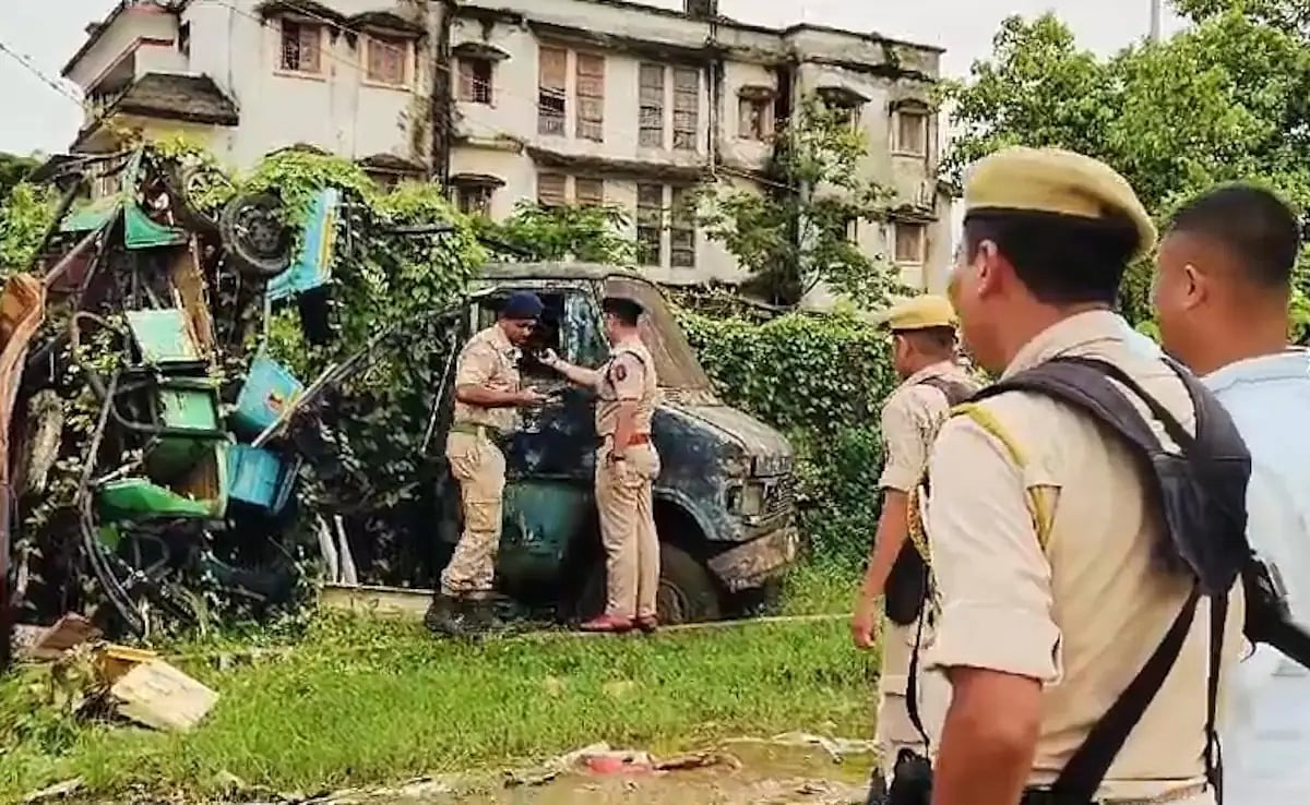 Manipur Police Seize Rocket Heads, Mortars, and Stun Grenades