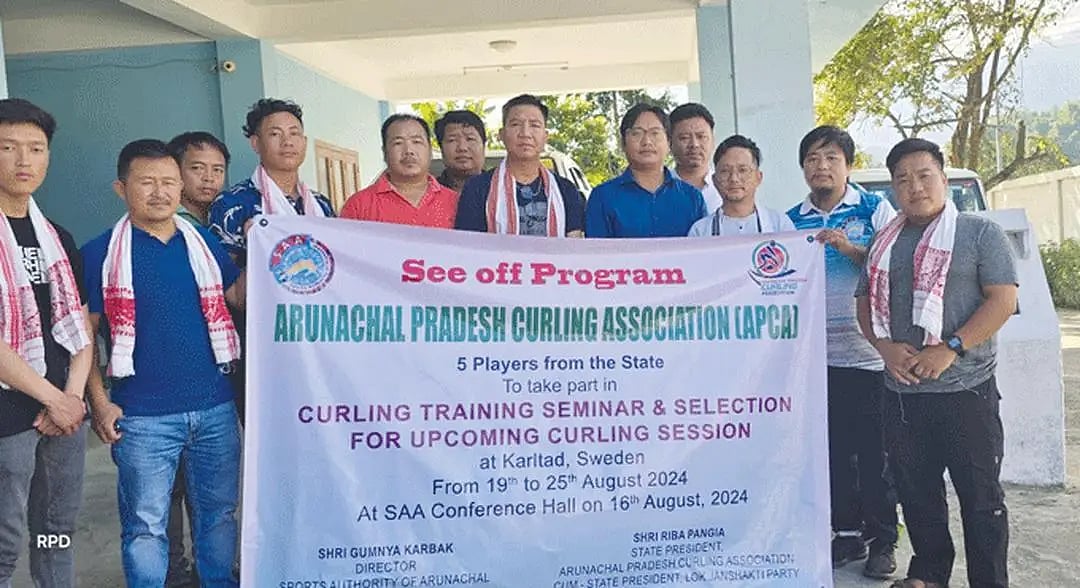 5 Curling players from Arunachal Pradesh selected for Indian trial