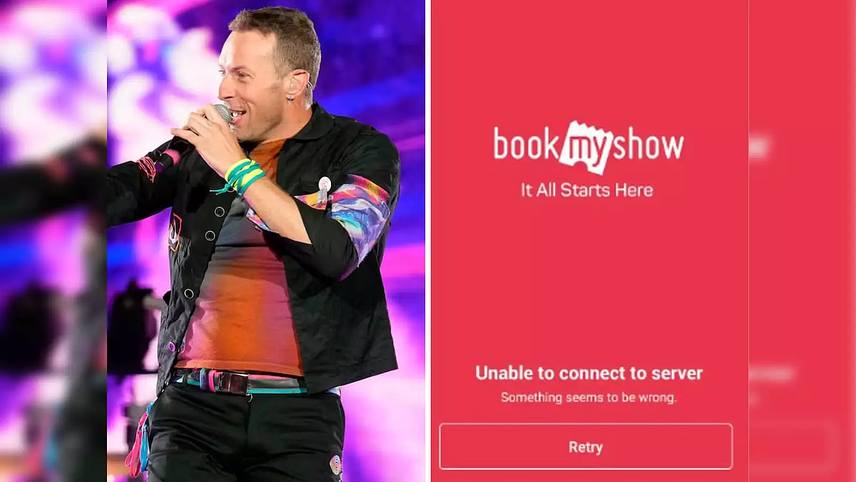 Coldplay India tour 2025: BookMyShow crashed before ticket sale