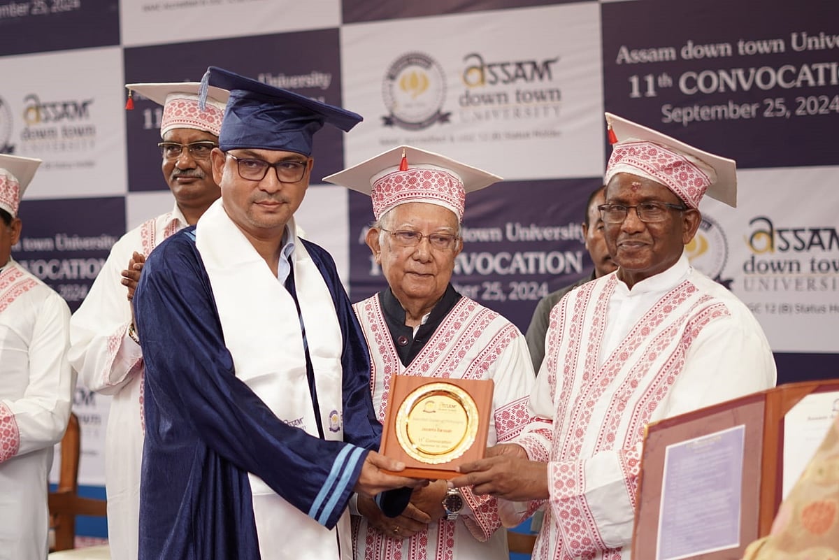 Assam down town University holds 11th convocation ceremony