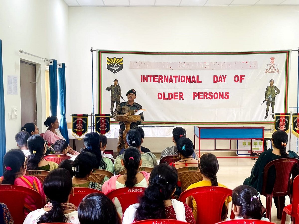 Assam Rifles observes International Day of Older Persons at Lokra