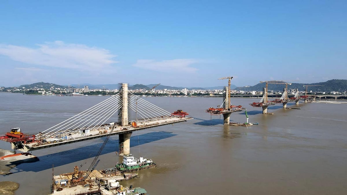 Assam: 87% work on 6-lane extradosed Brahmaputra bridge completed