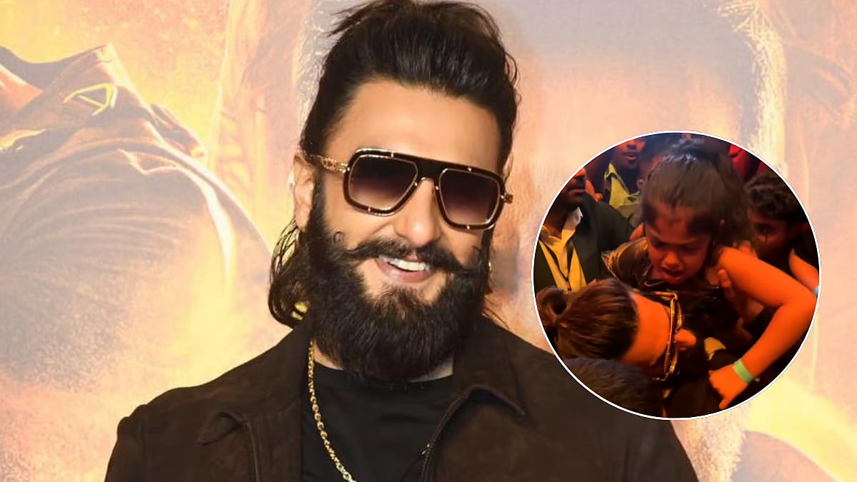 Bollywood’s heartthrob Ranveer Singh rescues little girl from mob of fans