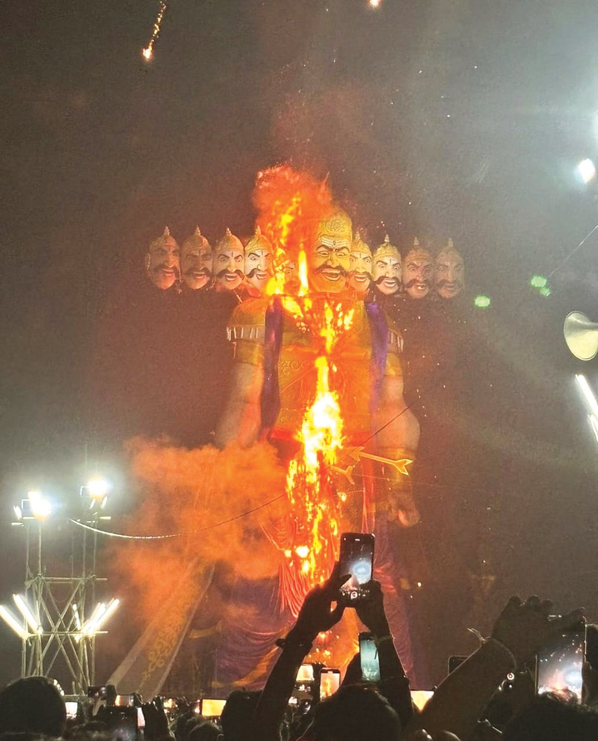 Assam: Ravana Dahan Observed at Mirza