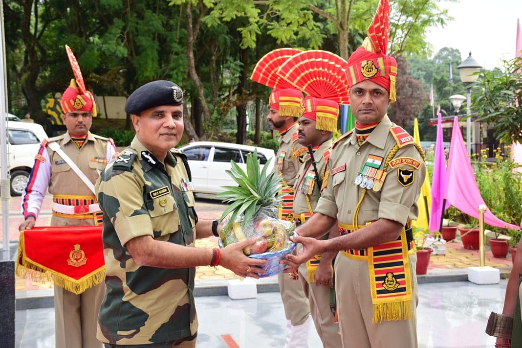 ADG BSF Ravi Gandhi reviews border security in Meghalaya