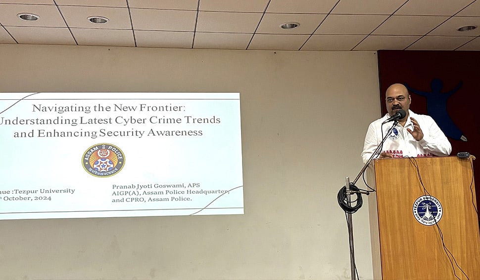 ‘Awareness, first line of defence against cyber crime’: AIGP, Pranab Jyoti Goswami